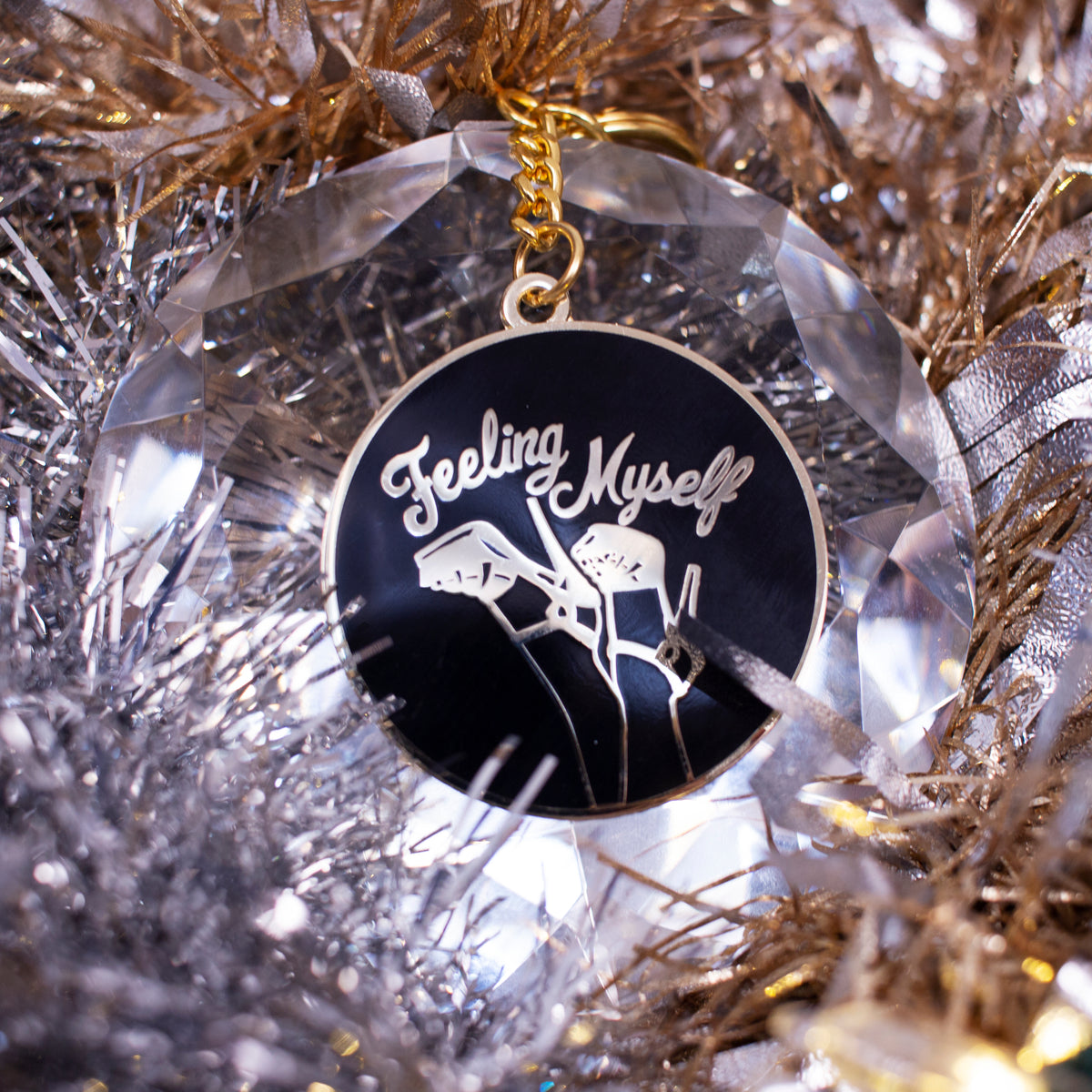 Feeling Myself Keychain – Geneva Diva